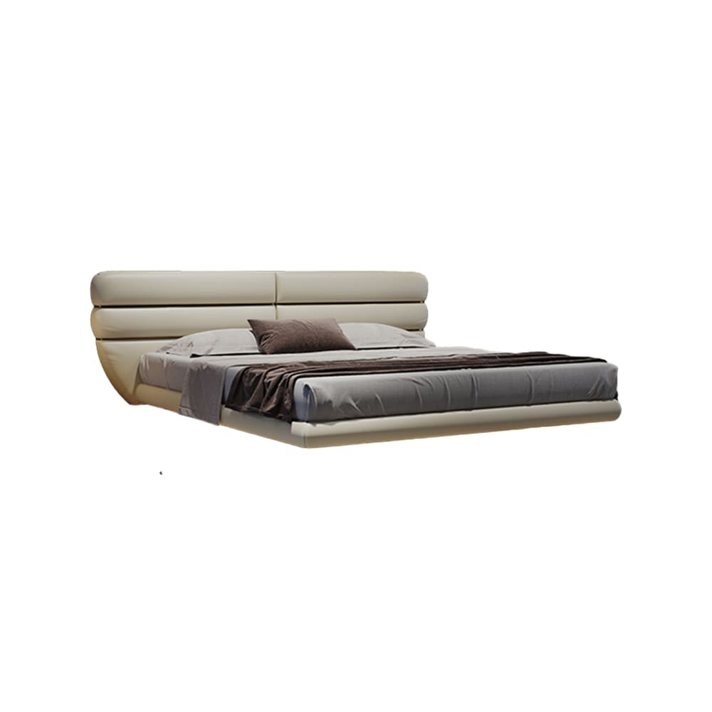 Vivian Calf Leather Floating Bed Frame – CASVADA
