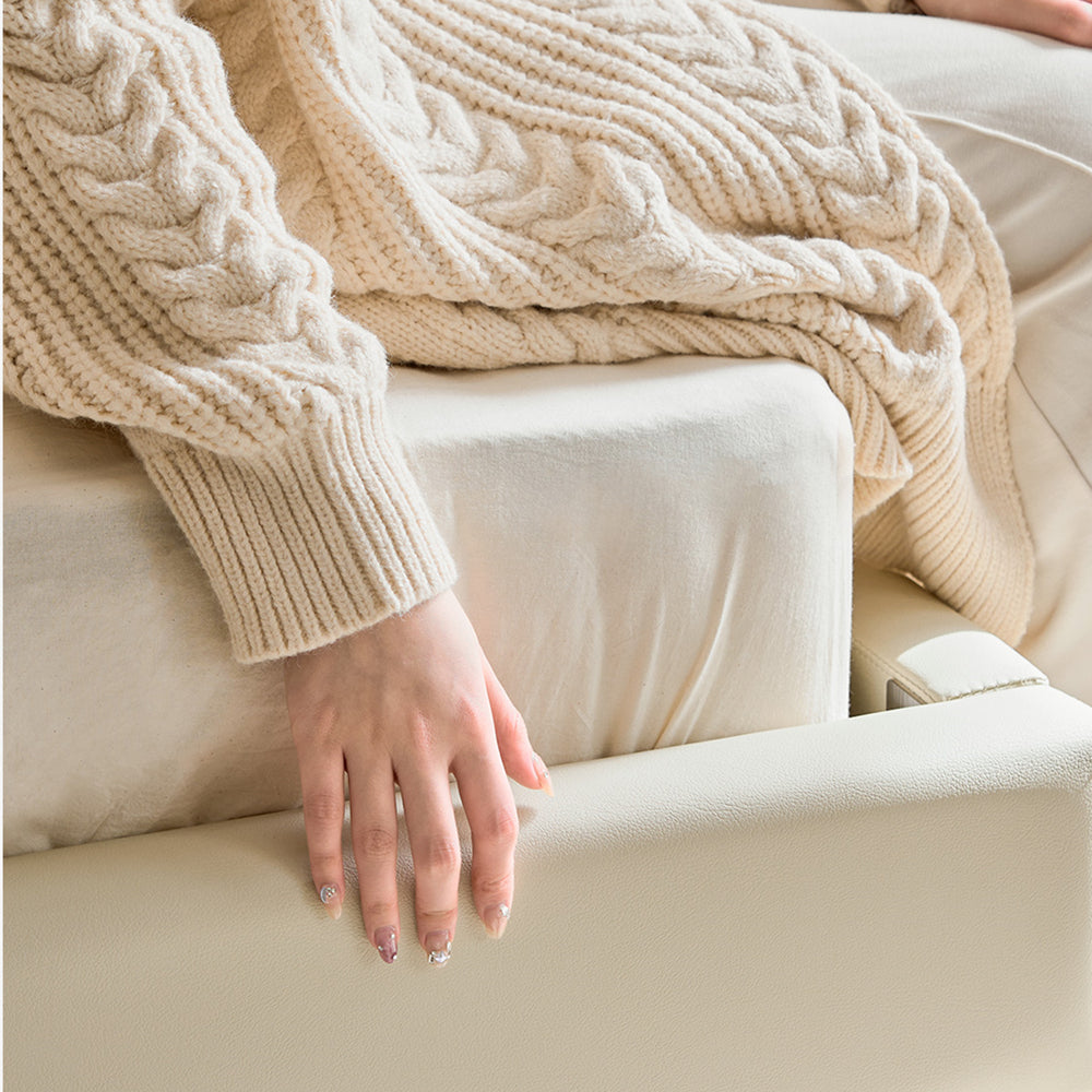 Alvin Suede Fabric Bed Frame Shaped Headboard – CASVADA