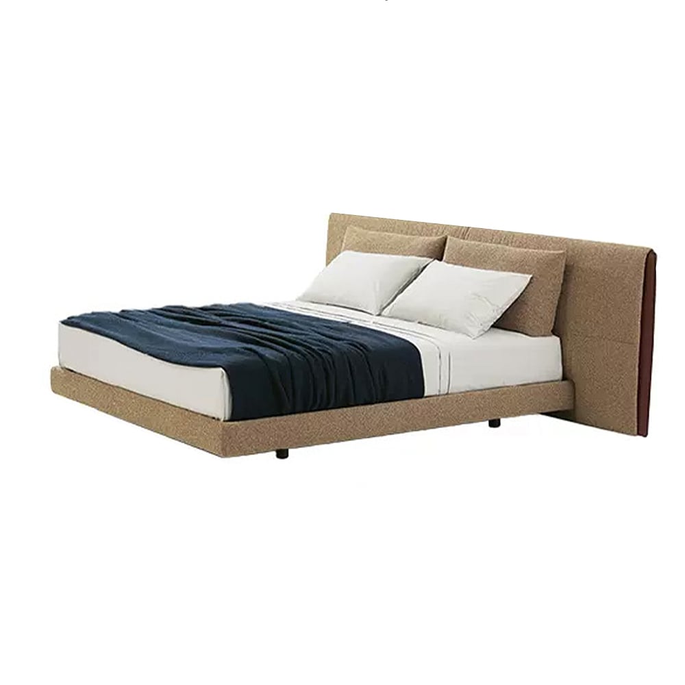 Anstice Linen Fabric Wide Headboard Luxury Bed Frame – CASVADA