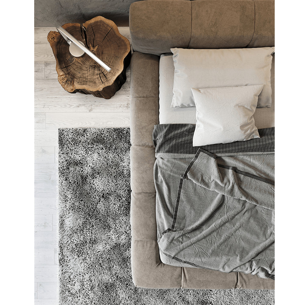Astrid Velvet Fabric Low Headboard Bed Frame – CASVADA