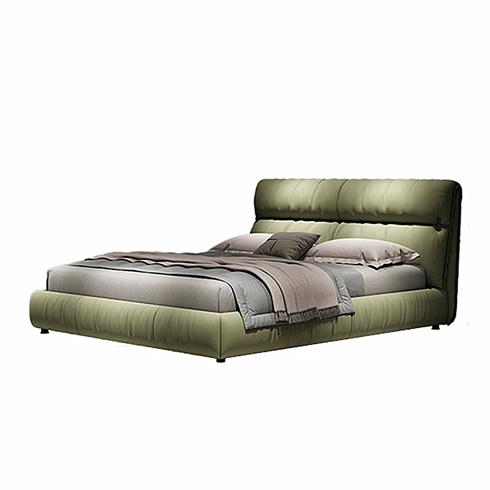 Loup Suede Fabric Upholstered Bed Frame – CASVADA