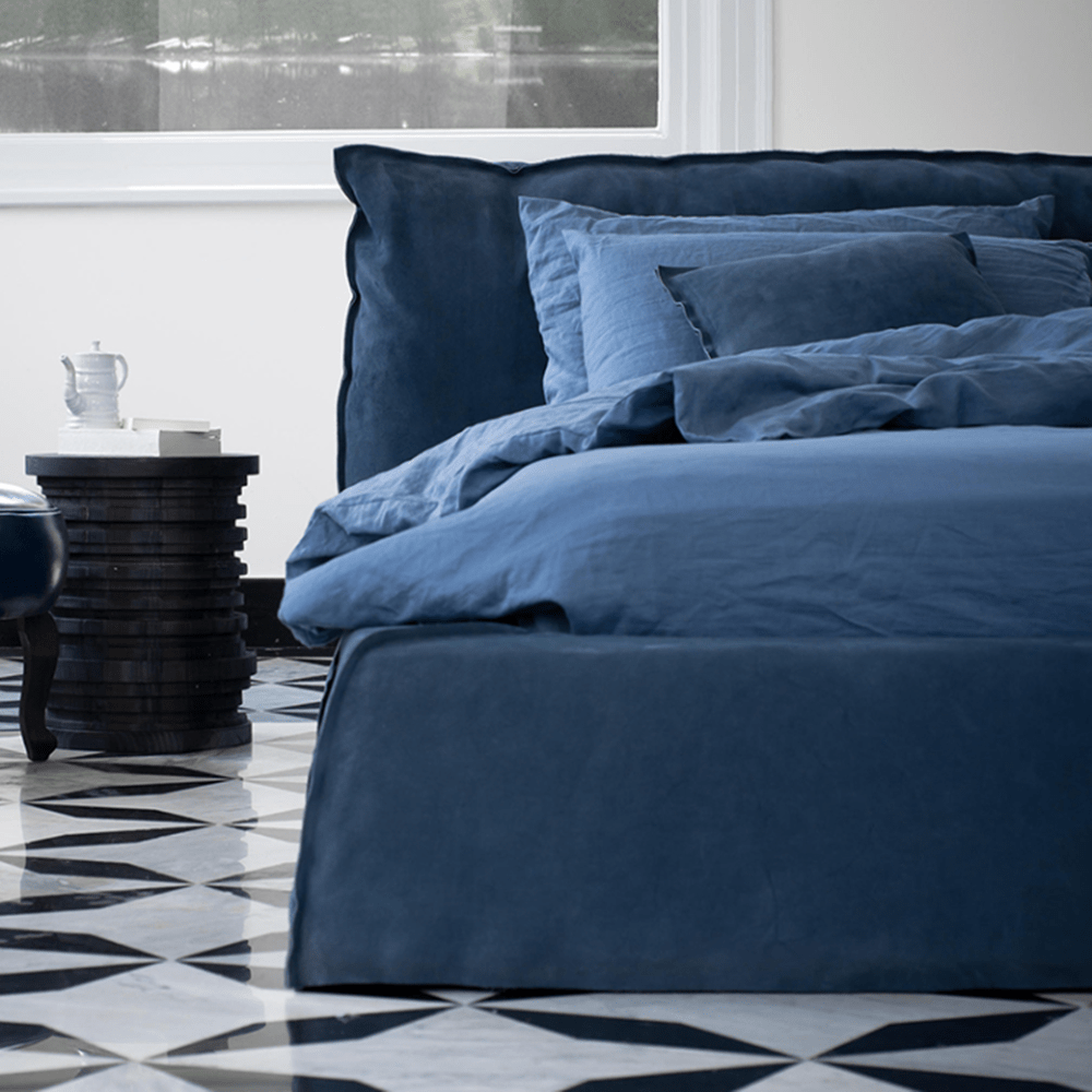 Tessa Modern Suede Fabric Bed Frame – CASVADA